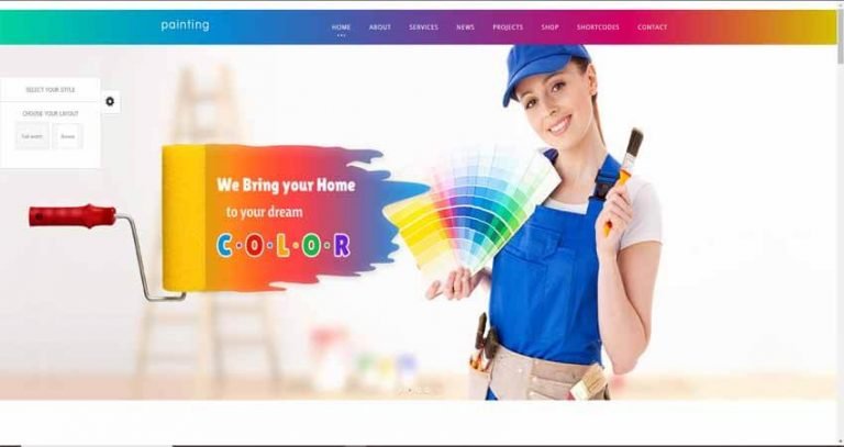 Best Painting Contractor WordPress Theme in 2023-Themeuniver