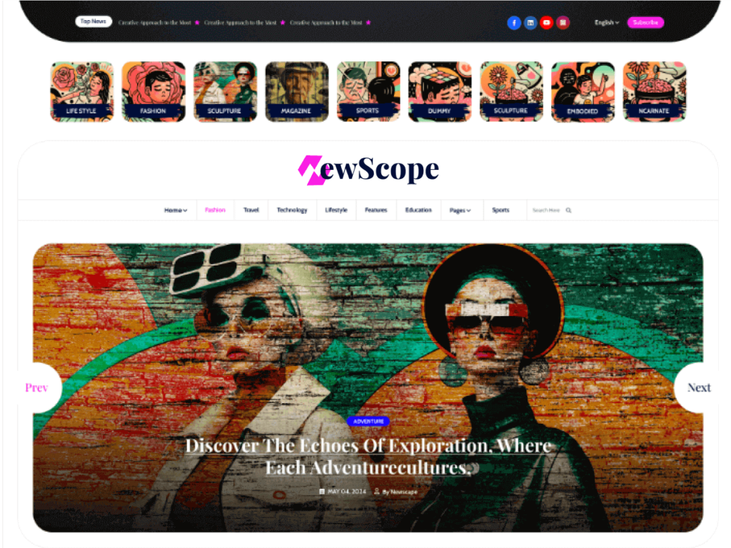 Newscope pro - Theme Univer